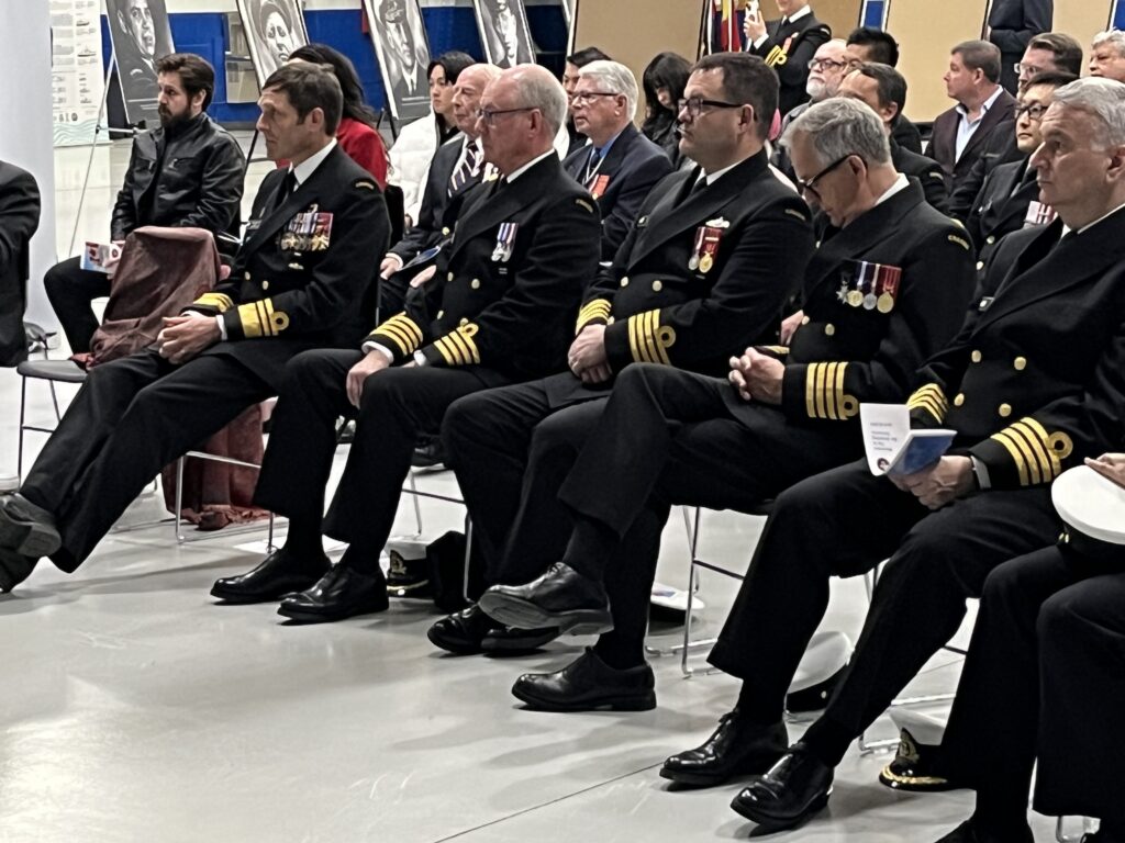 Unveiling Ceremony – Canadian Naval Tribute Project
